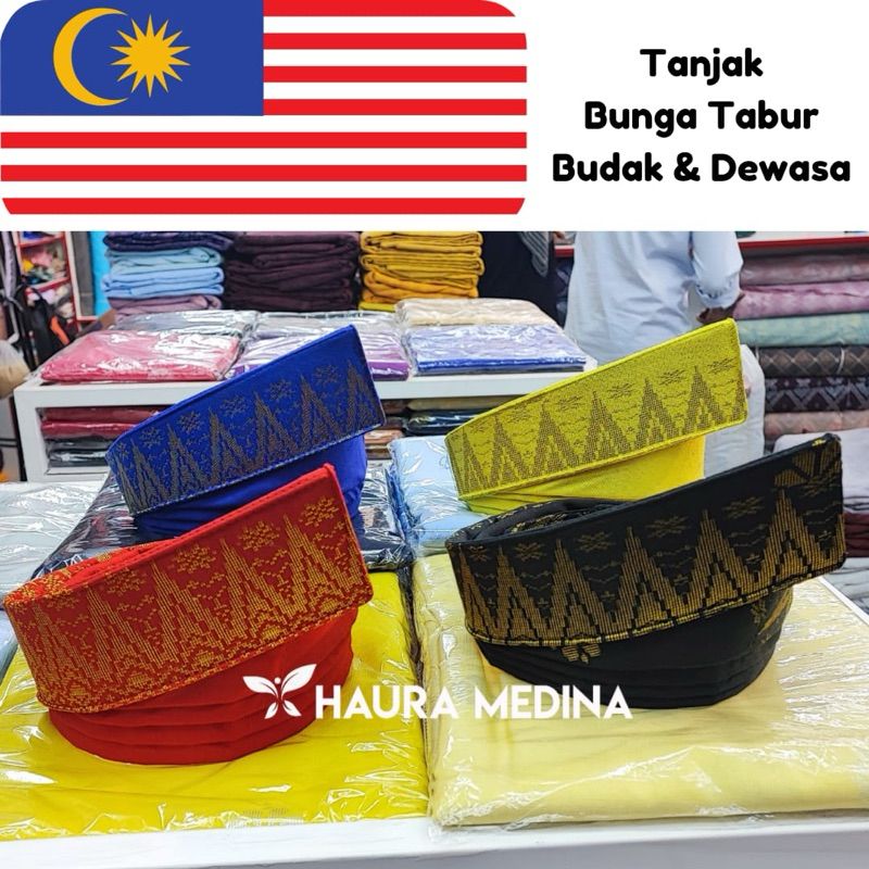Tanjak Songket Premium , Tanjak Merdeka, Tanjak Songket Bunga Tabur ...
