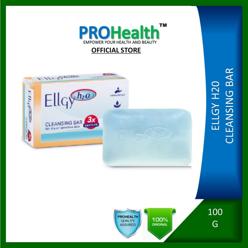 Ellgy H2O Cleansing Bar 3X Gentler 100g EXPIRY: 04/2027 | Shopee Malaysia