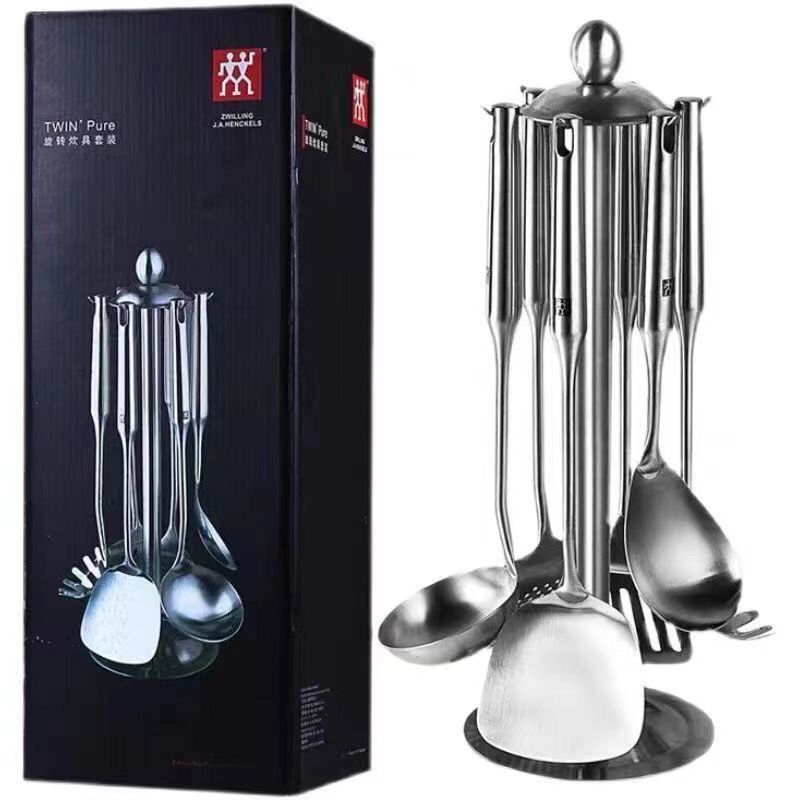 German Zwilling Spoon Set Kitchen Utensils Stainless Steel Anti Heat ...