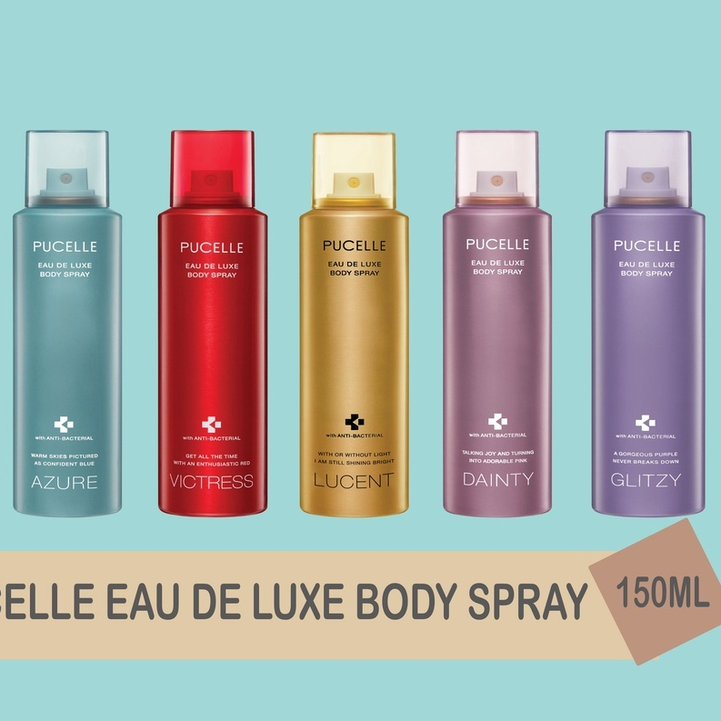 PUCELLE EAU DE LUXE BODY SPRAY 150ML PERFUME WOMAN DEO | Shopee Malaysia
