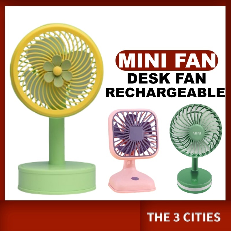 KIPAS MINI TYX-9118 / YS -2256C Desk Fan USB Fan Mini Fan Rechargeable ...