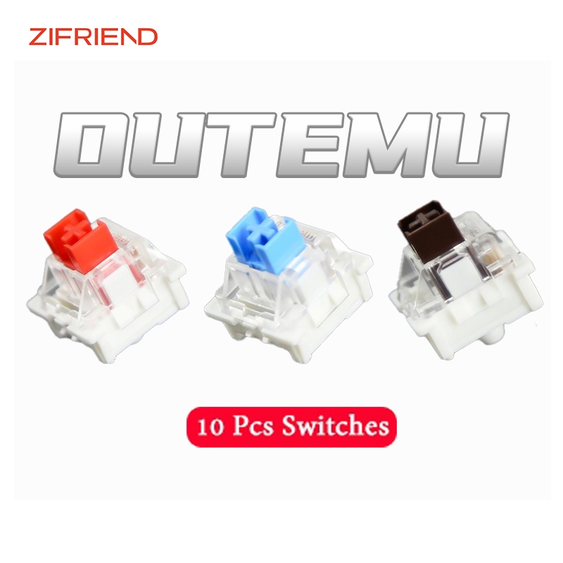 Zifriend Outemu Switch Mechanical Keyboard DIY Dust Proof 3 pin 5 pin ...