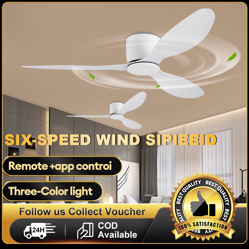 Ceiling Fan With Light 6 Speed Fan Mobile Phone Control Kipas Siling ...