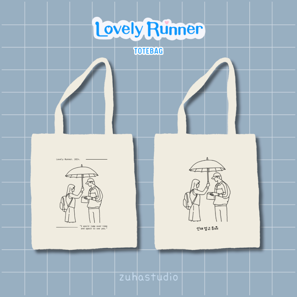 [STOCK CLEARANCE] Lovely Runner Tote Bag | Korean Drama Merchandise ...