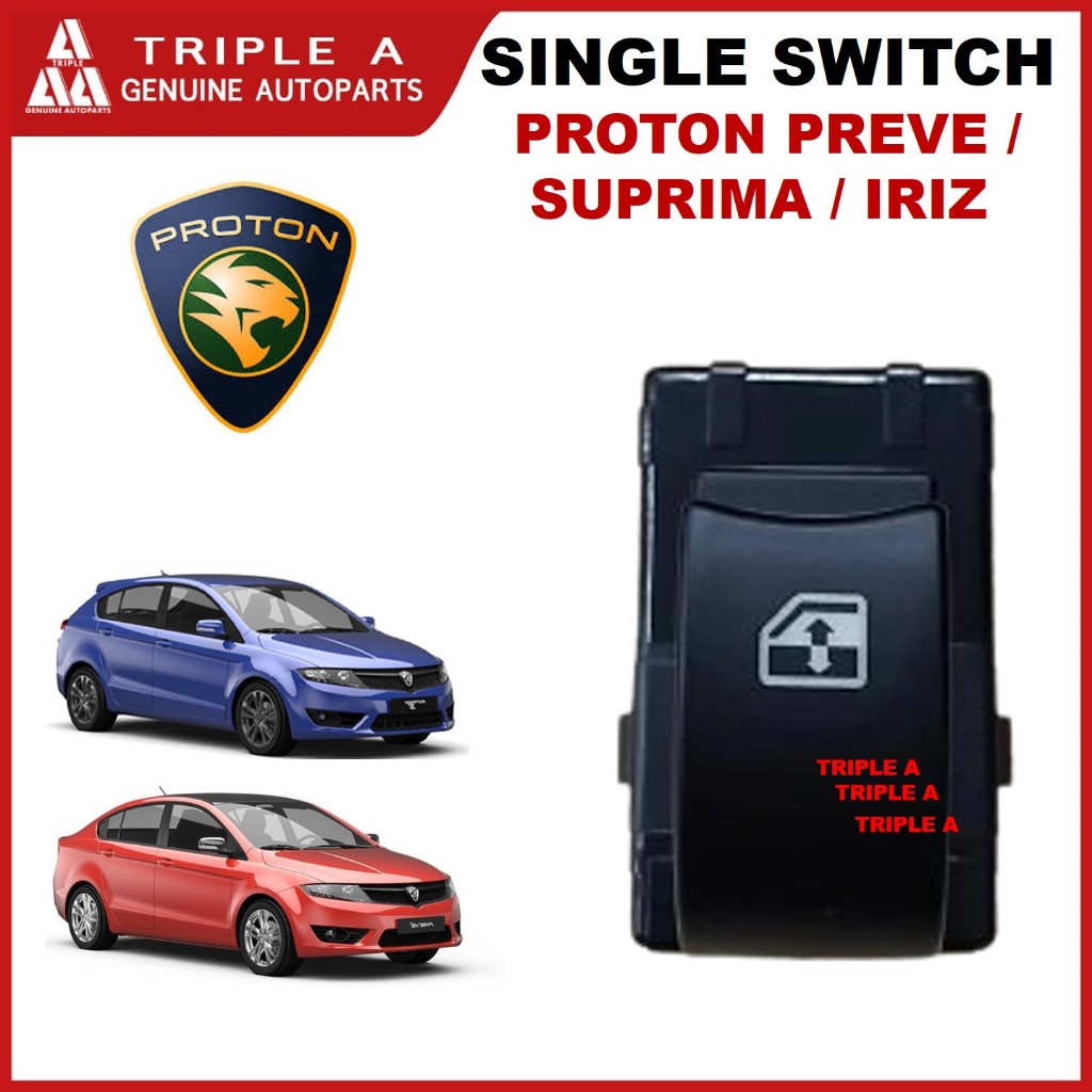 [ TRIPLE A ] PW951157 ORIGINAL POWER WINDOW SINGLE SWITCH FOR PROTON ...