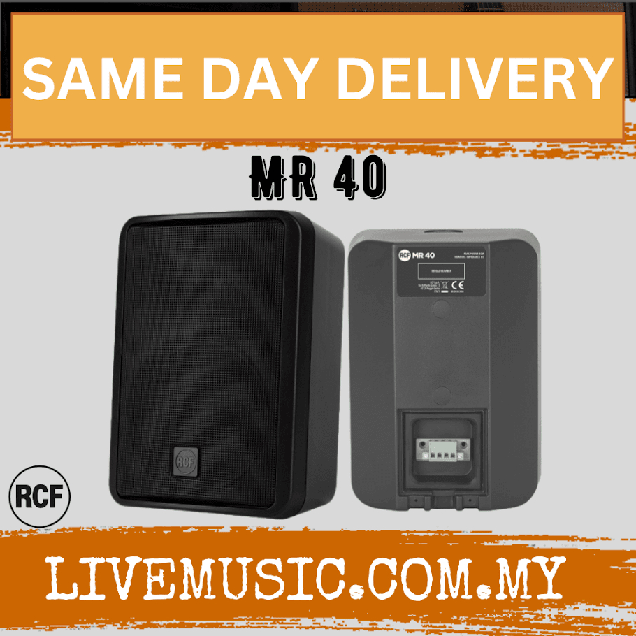 RCF MR 40 Two-way Passive Speaker - White / Black ( MR40 / MR-40 ) | Shopee Malaysia