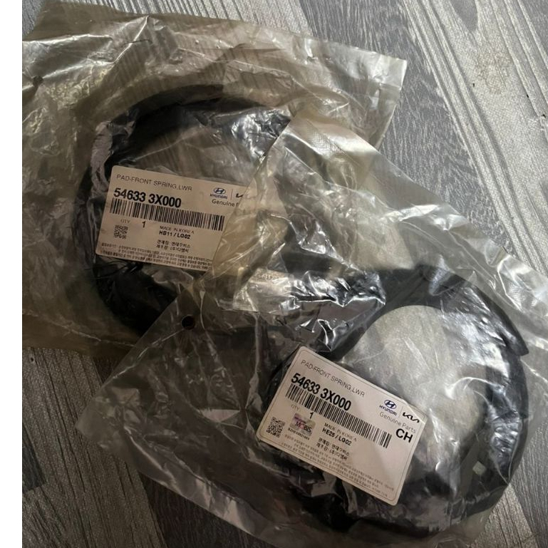 100% ORIGINAL (HYUNDAI KIA) FRONT COIL SPRING RUBBER (LOWER) HYUNDAI ...
