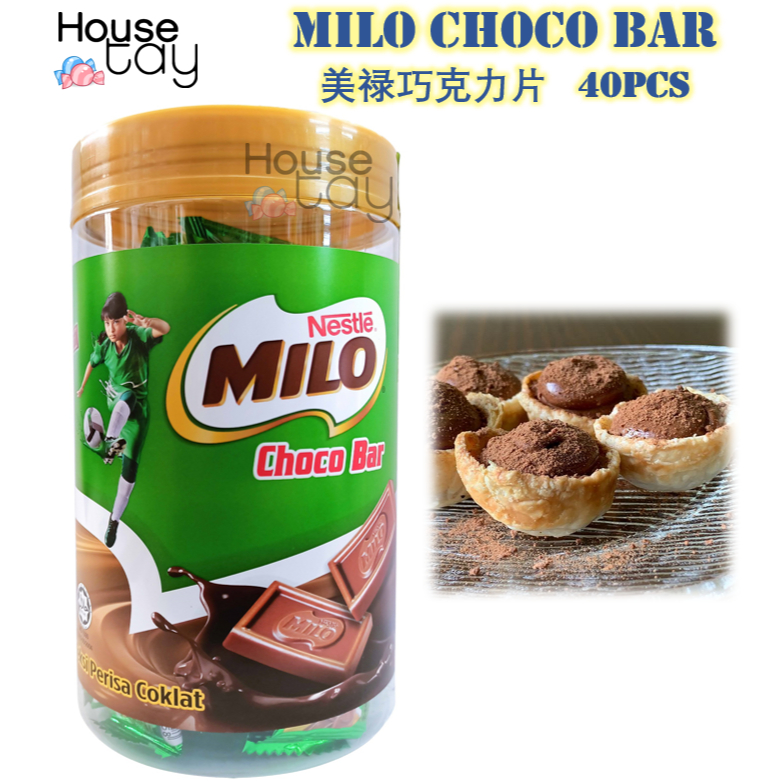 Nestle Milo Choco Bar in Jar 40 pieces / Milo Choco Bar dalam Balang 40 ...
