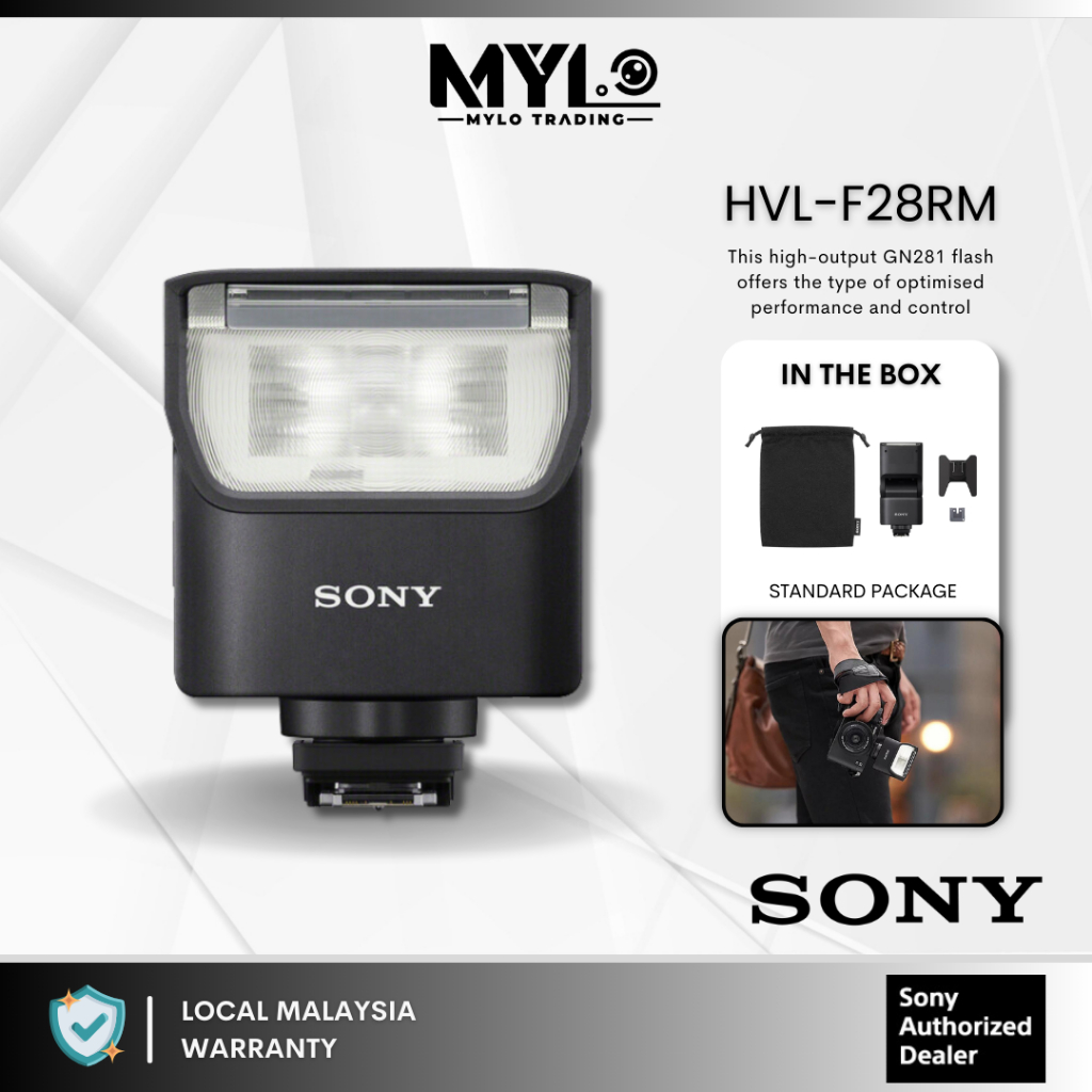 (READY STOCK) - Sony HVL-F28RM & F28M External Flash with Wireless Radio Control - Sony Malaysia ...