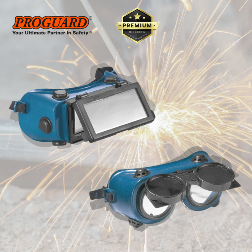 Ventilation Welding Goggle Equipped with Flip-Up Dark Glasses ...