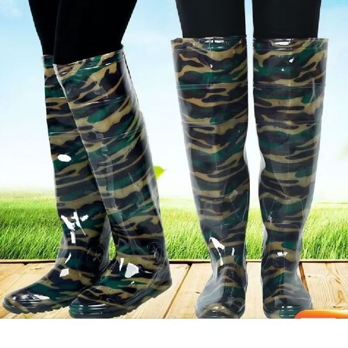 Kasut turun sawah bendang sungai tinggi 55cm/High quality waterproof ...