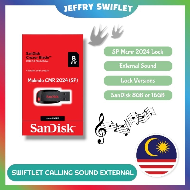Suara Panggil Burung Walit SP Swiftlet Sound External SP CMR2024 ...
