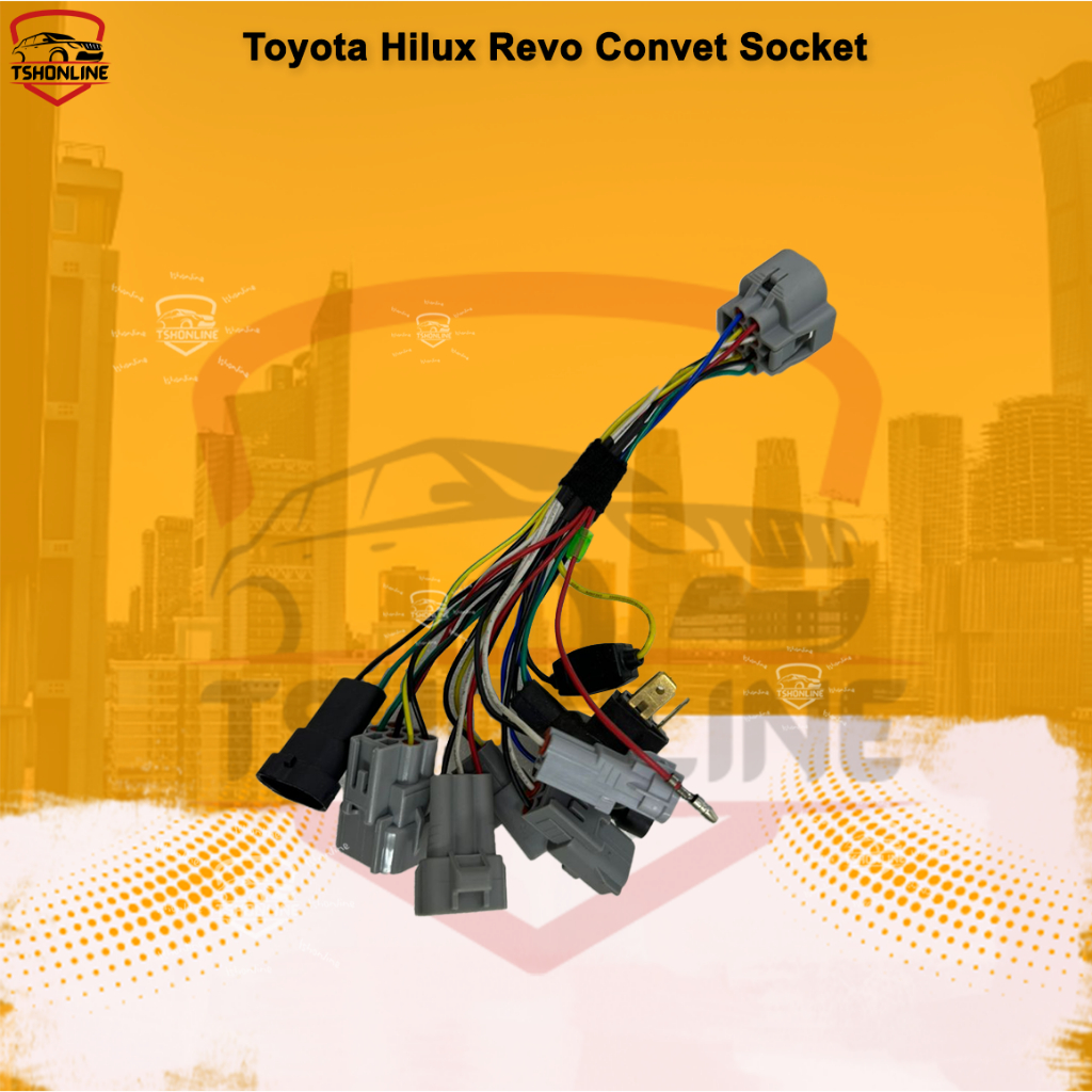 Toyota Hilux Revo Lamp Converted Socket | Shopee Malaysia