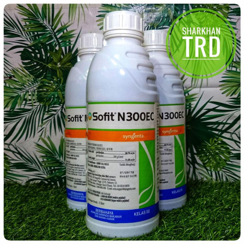 Botol 1 Liter SOFIT N300EC Sygenta Racun Rumpai Dalam Padi Pretilachlor ...