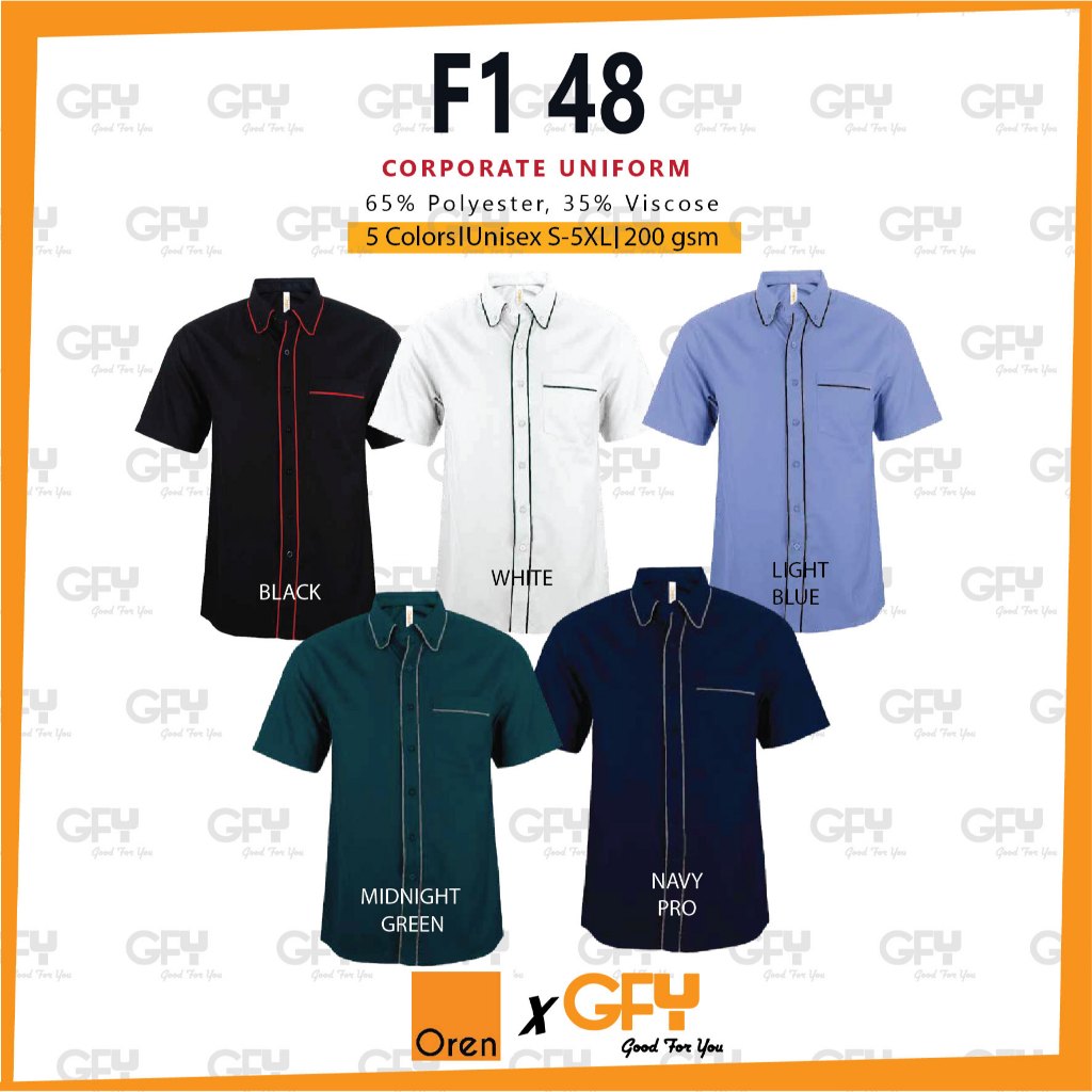 F148 OREN SPORT F1 Corporate Uniform Business Smart Casual Office Wear ...
