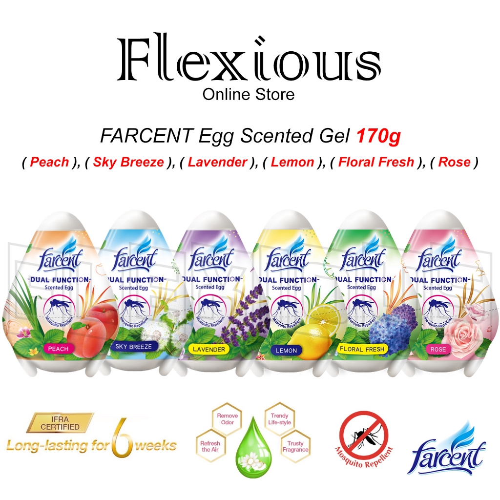 *FARCENT* Egg Scented Gel Air Freshener 170g ( Mosquito Repellent ...