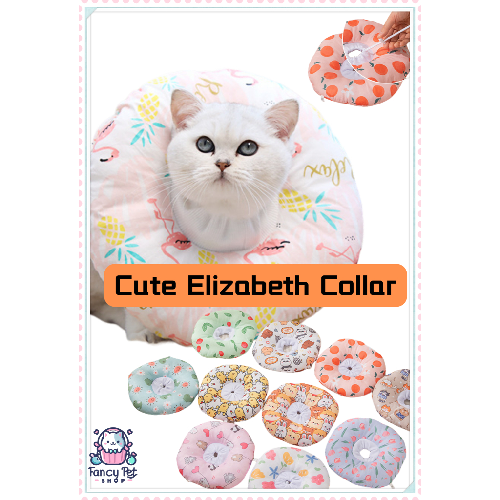 READY STOCK Pet Protective neck cat Dog neck collar Elizabeth collar ...