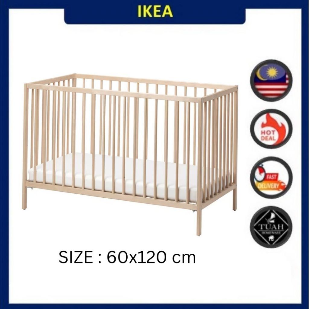 IKEA SNIGLAR Cot (60x120 cm) | Shopee Malaysia