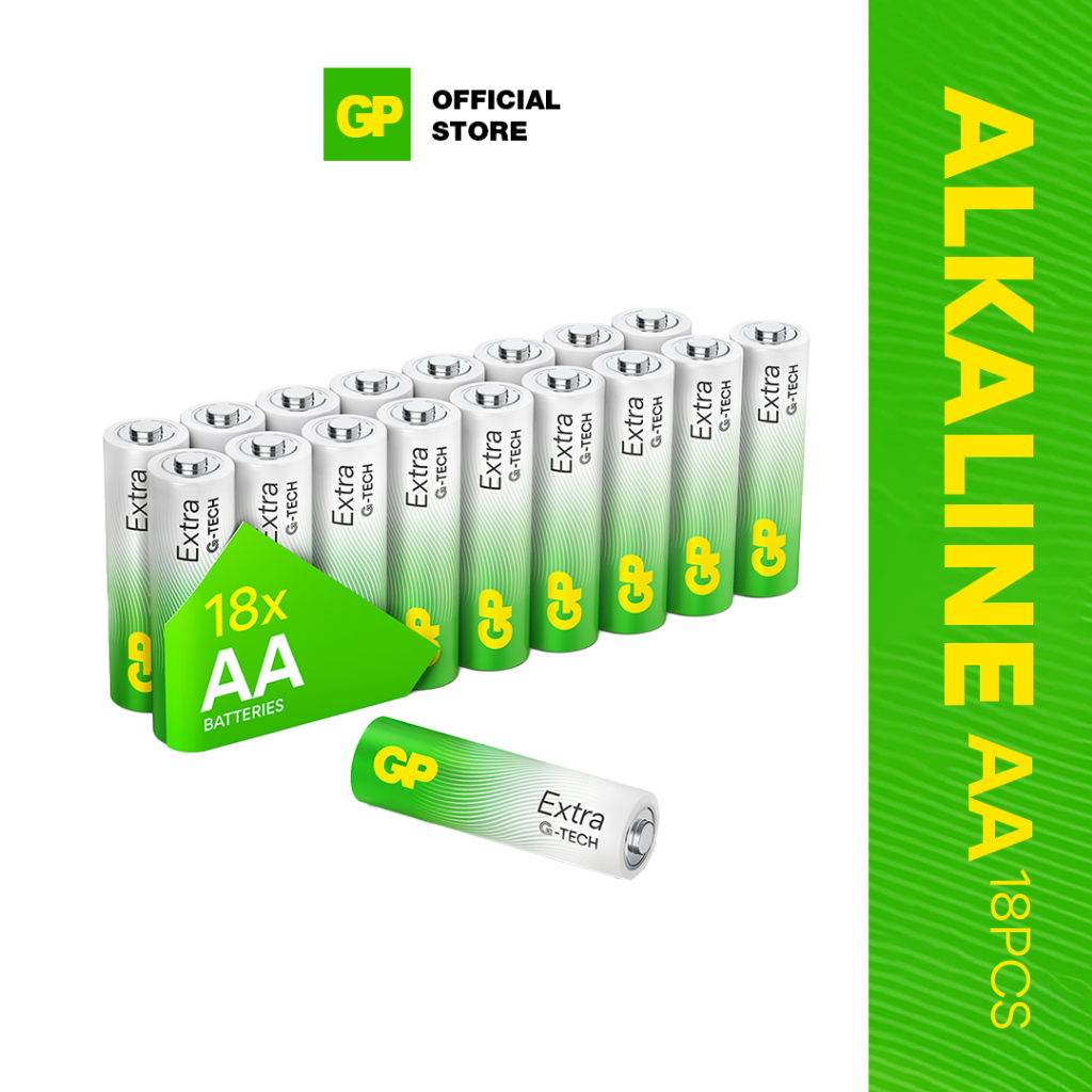 GP Extra Alkaline Battery AA/AAA [Box of 18s / 20s] | Shopee Malaysia