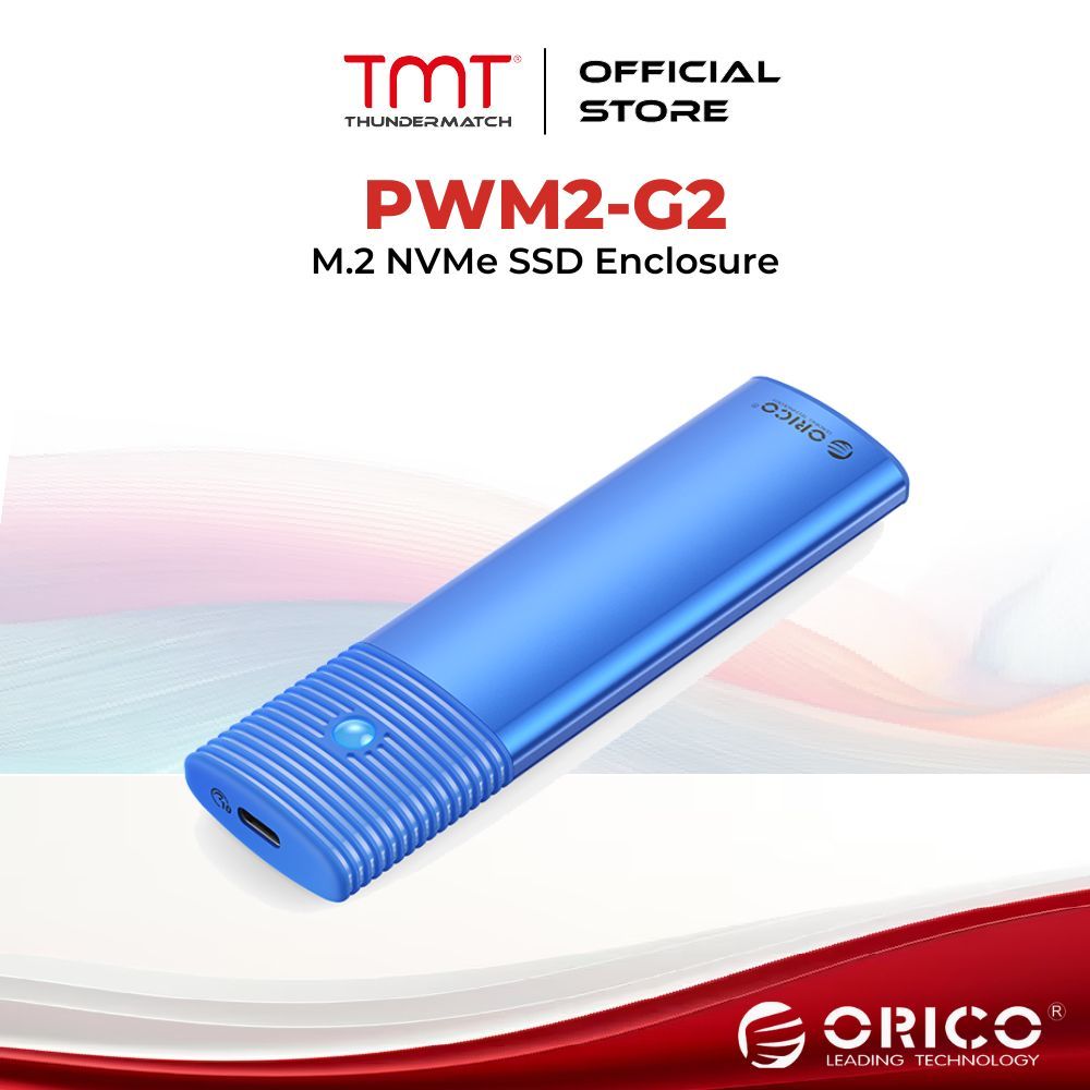 Orico M.2 NVMe SSD Enclosure USB 3.2 Type-C - Blue/Pink PWM2-G2 | Shopee Malaysia
