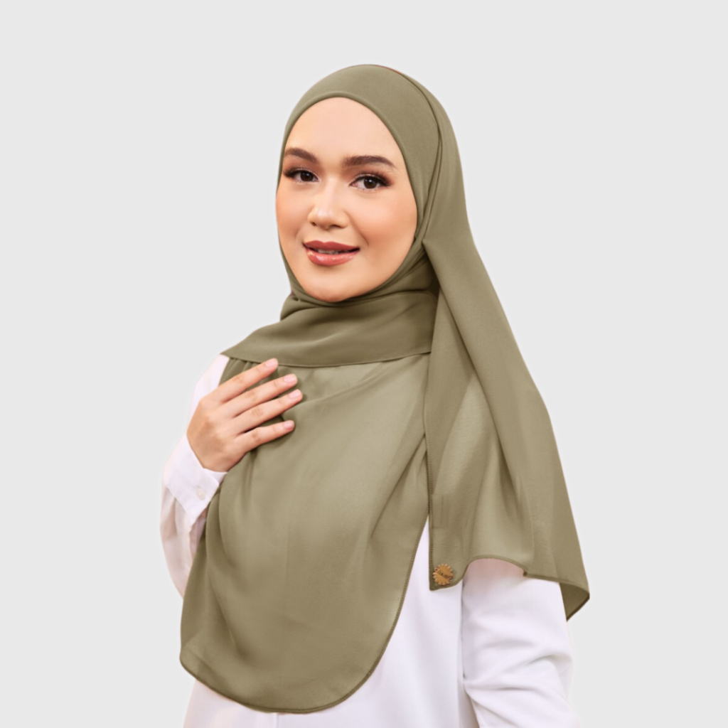 Radiusite Adina - PINLESS INSTANT SHAWL INNER ATTACHED AWNING SENANG ...