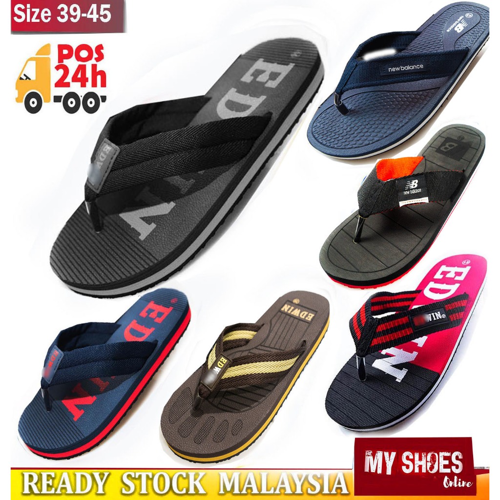 READY STORE NB Fashion Men Sandal /Ewin Lelaki Selipar /NB Men Slippers ...