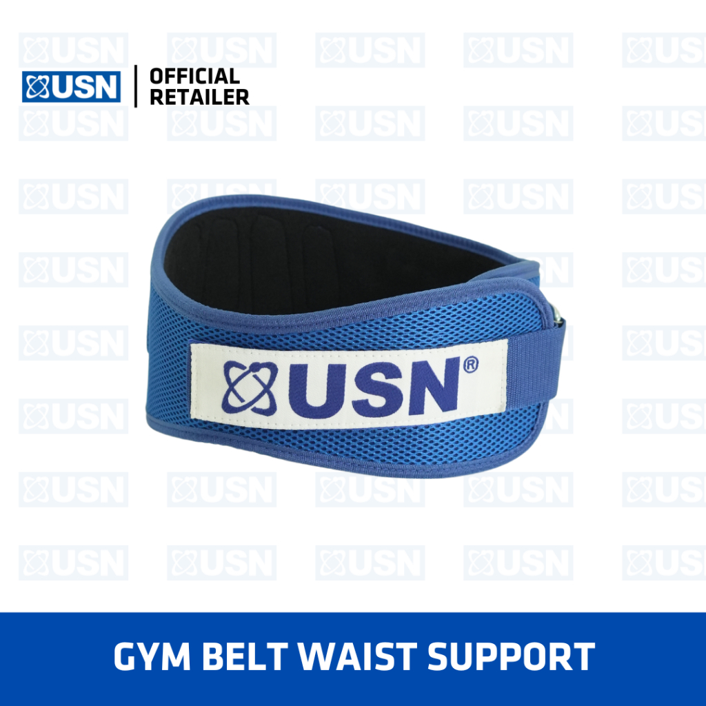 USN Gym Belt Waist Support (blue) | Shopee Malaysia