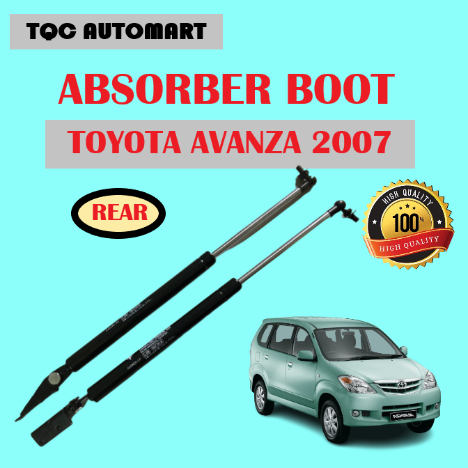 Toyota Avanza 2003-2011 Rear Bonnet Damper Rear Boot Absorber Boot ...