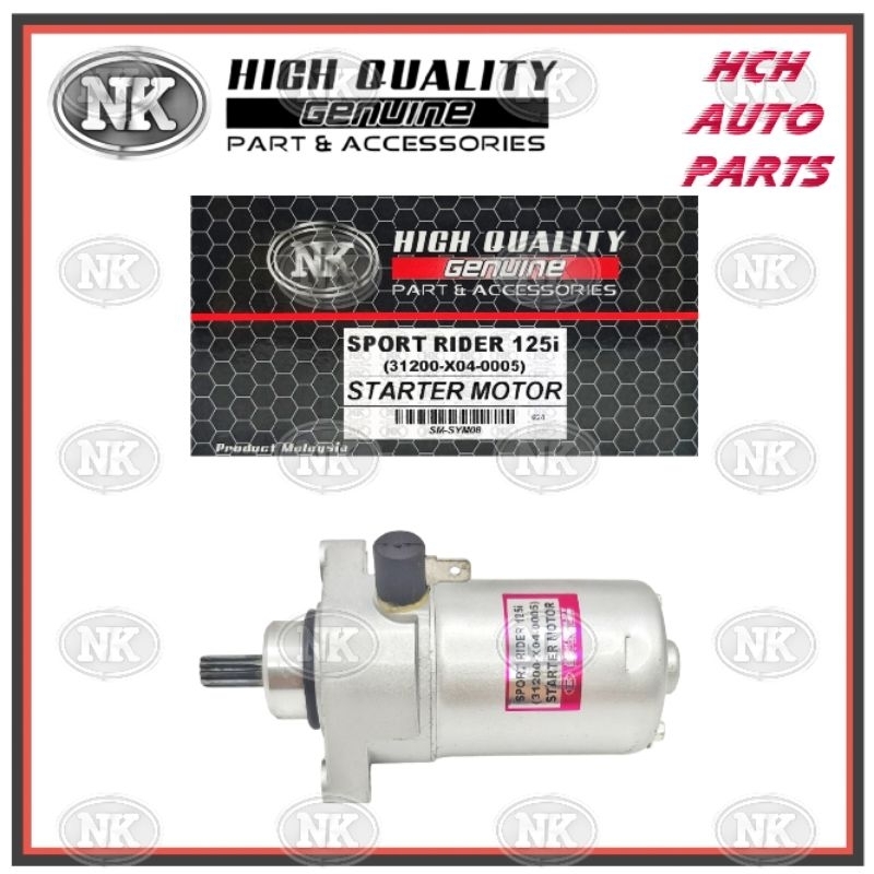 STARTER MOTOR ASSY - SYM - SPORT RIDER 125i - 31200-X04-0005 (NK ...
