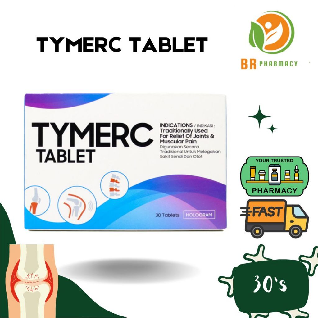 TYMERC TABLET 30'S (Melegakan sakit sendi dan otot) | Shopee Malaysia