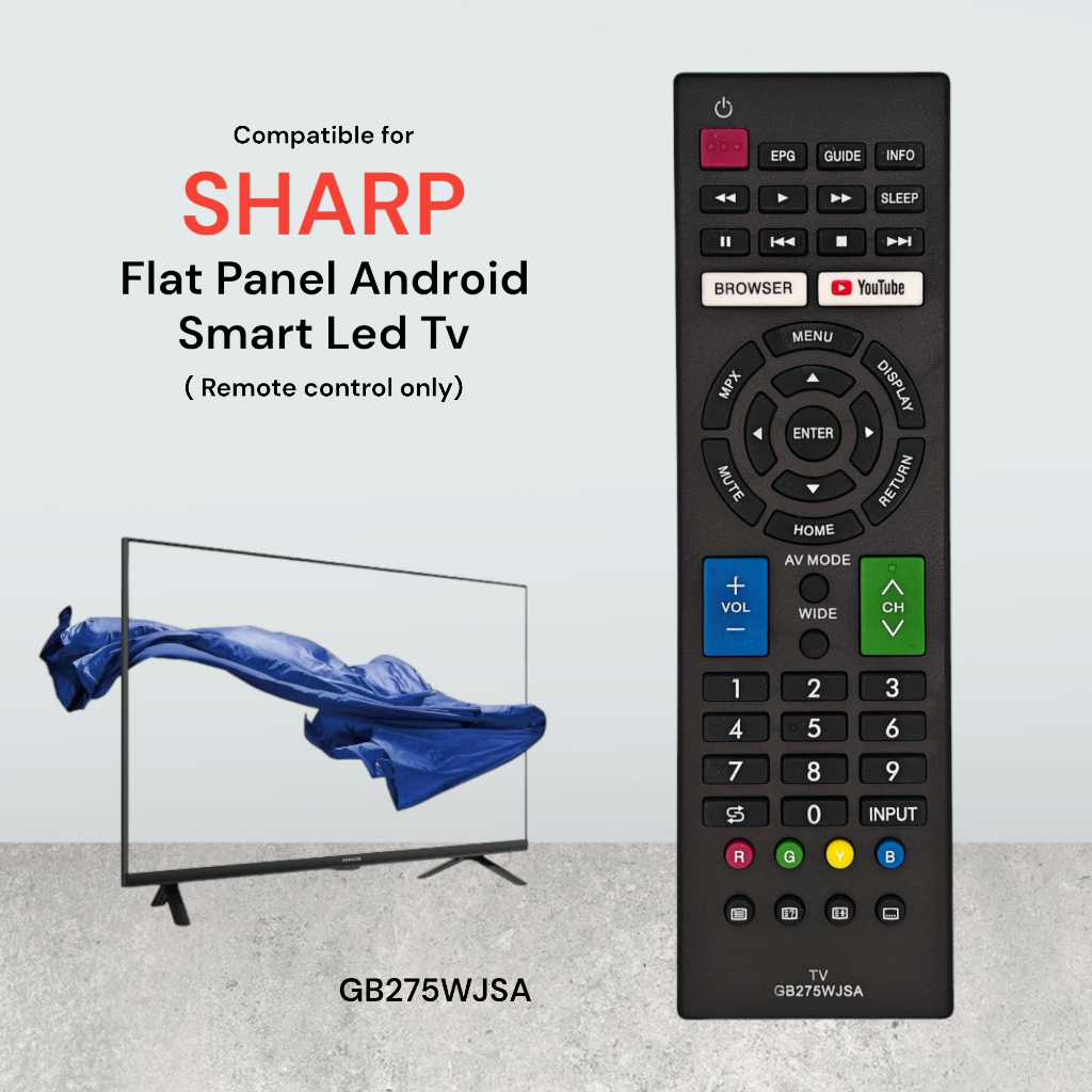 **Hight Quality** Compatible For SHARP GB275WJSA Smart Flat Panel LED ...