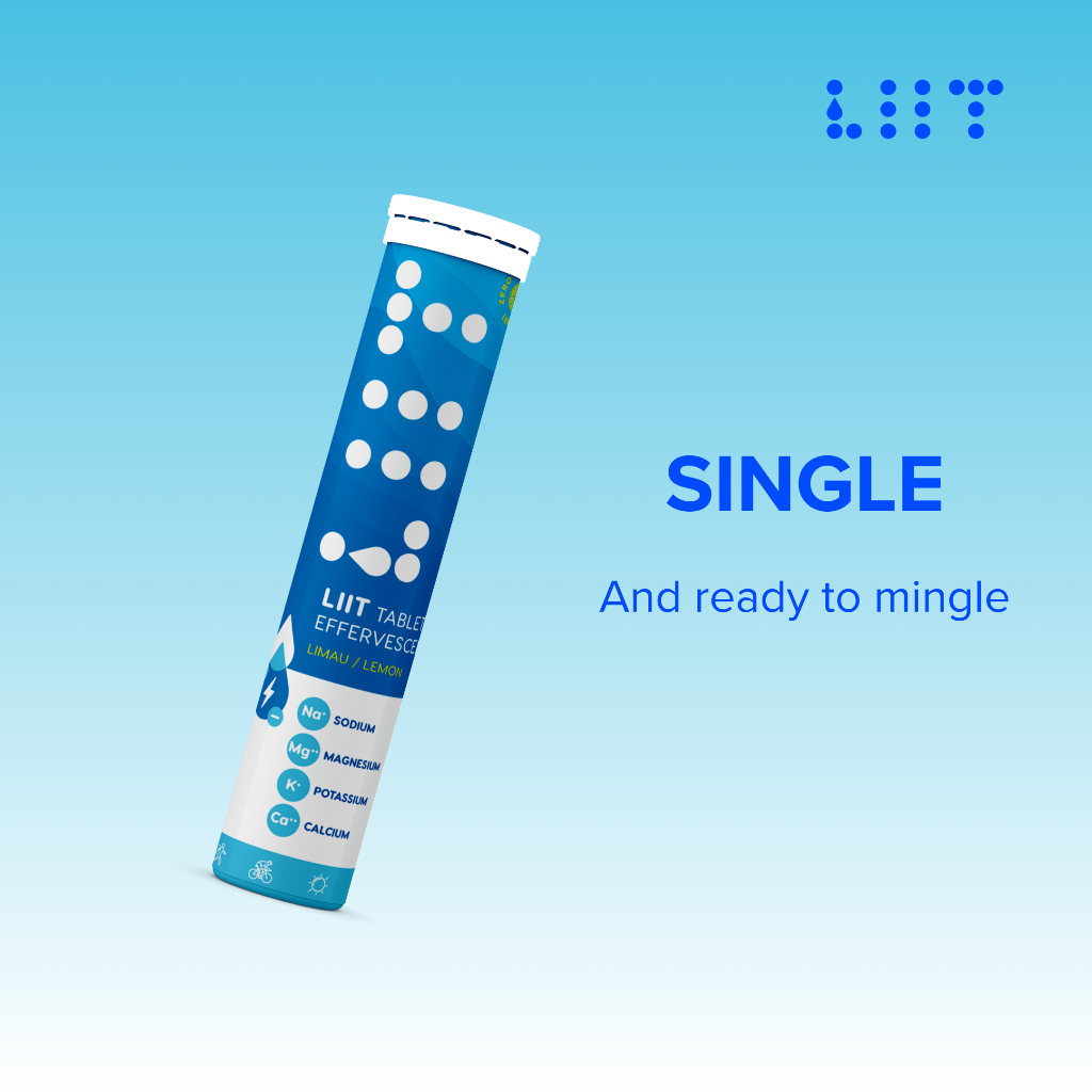 LIIT Hydration Effervescent Tablet Lemon Lime Electrolytes [Halal ...