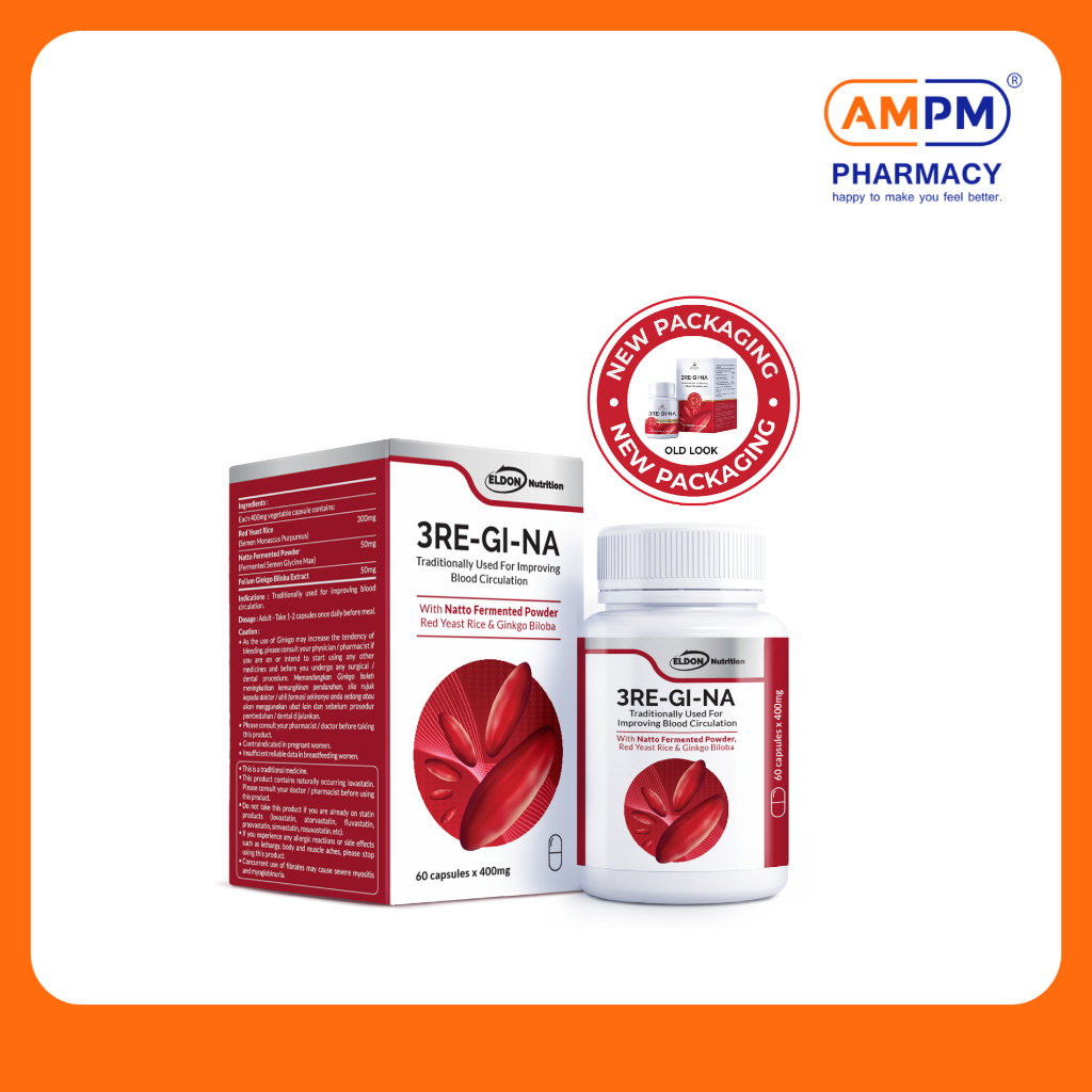 ASCENTIA 3Re-Gi-Na Capsule 400mg (60's) | Shopee Malaysia