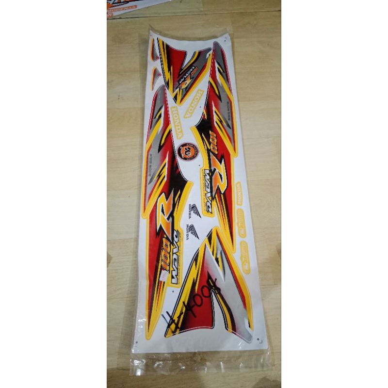 Honda Wave 100R (4) Body Sticker | Shopee Malaysia
