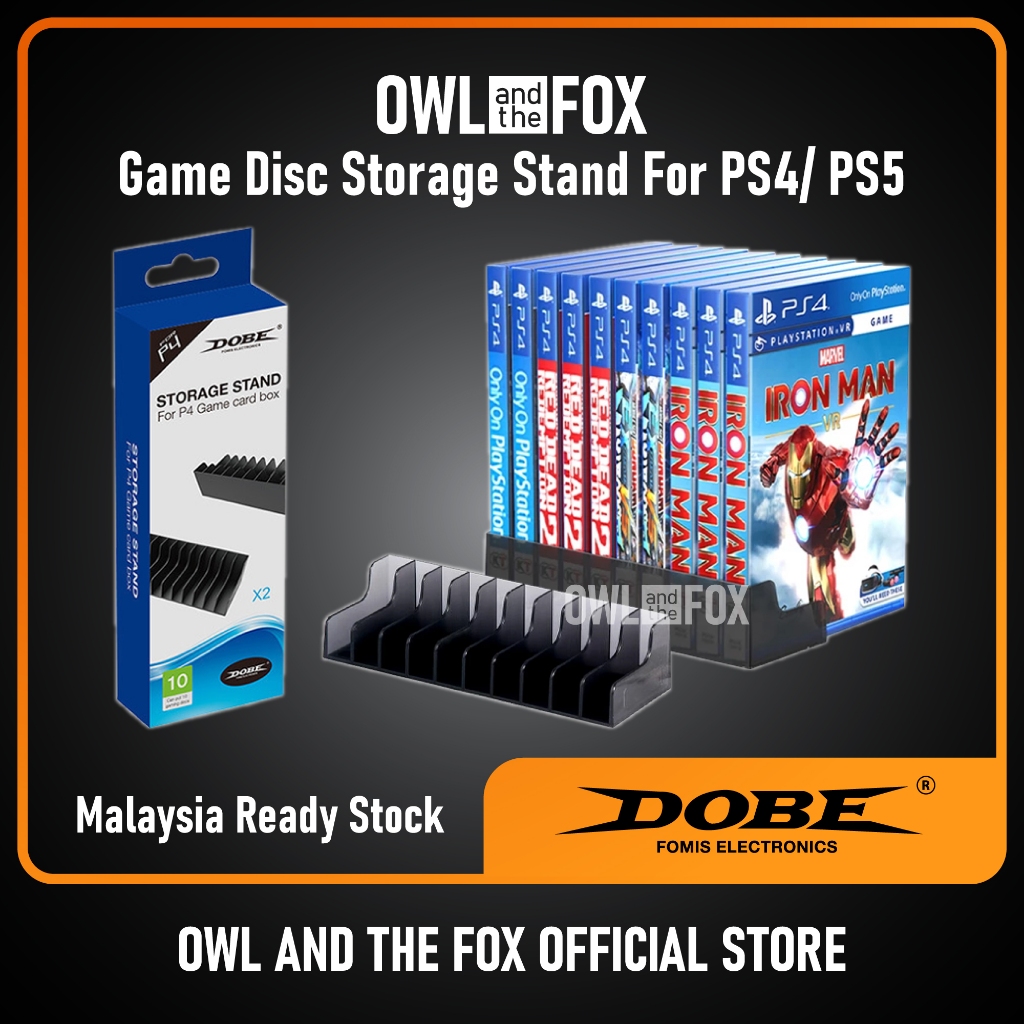 DOBE PS5 PS4 PS3 Game Card Disc Disks Case Storage Rack Stand TP4-1813 ...