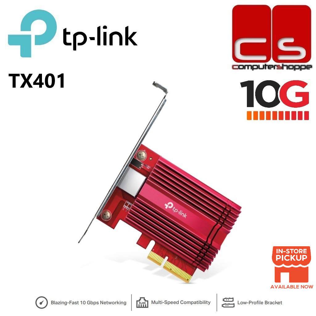 TP-Link TX401 10 Gigabit PCI Express Network Adapter | Shopee Malaysia