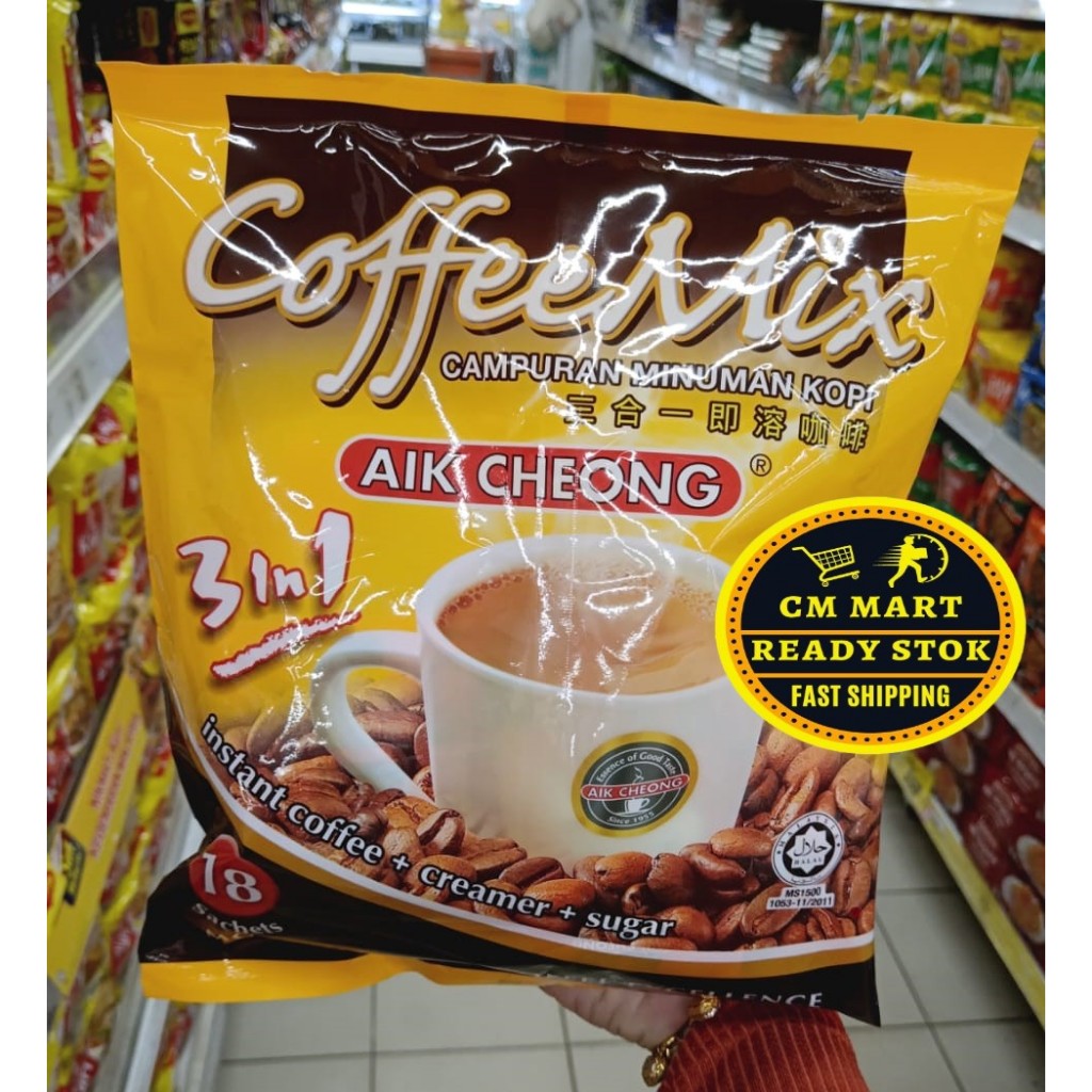 AIK CHEONG 3in1 Coffee Mix 18 X 20G | Shopee Malaysia