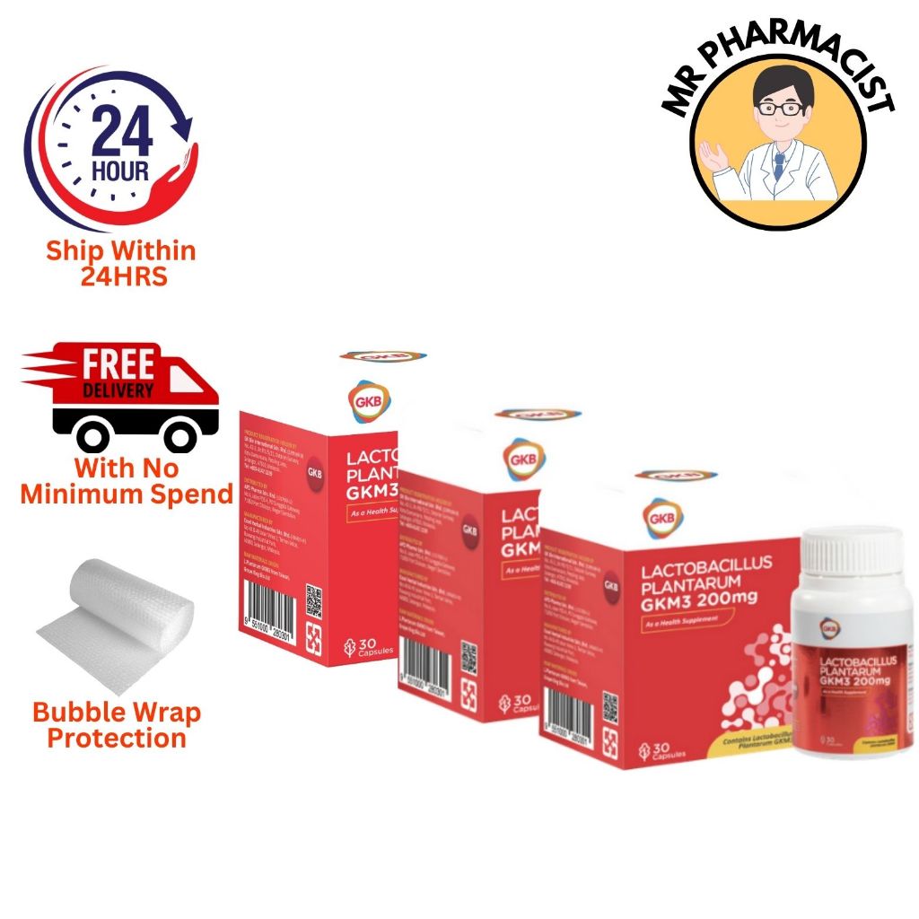 GKB Lactobacillus Plantarum GKM3 200mg 1box | 祛脂益生菌 -30's weight loss ...