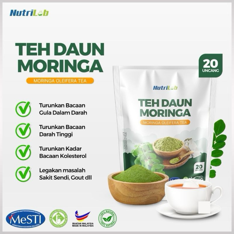 (HARGA BORONG DIRECT HQ) TEH UNCANG DAUN MORINGA OLIFEIRA SOLUSI 4 ...