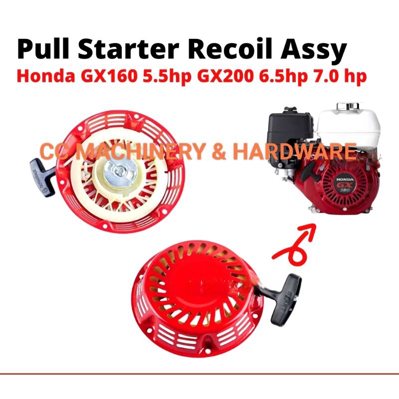 (Ready Stock) HONDA GX160 Recoil Starter Assembly Fit Honda GX200 5.5hp ...