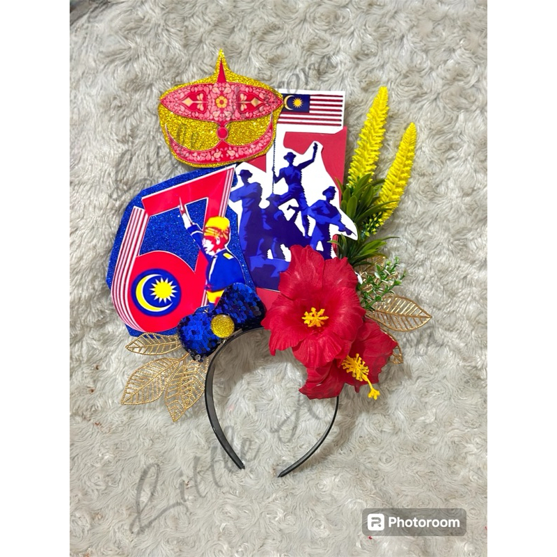 Cantik Cekak Merdeka / hiasan kepala merdeka / cekak bunga lintang ...