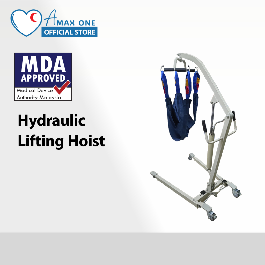 Manual Hydraulic Lifting Hoist Sling Elevator Lifter Wheelchair ...