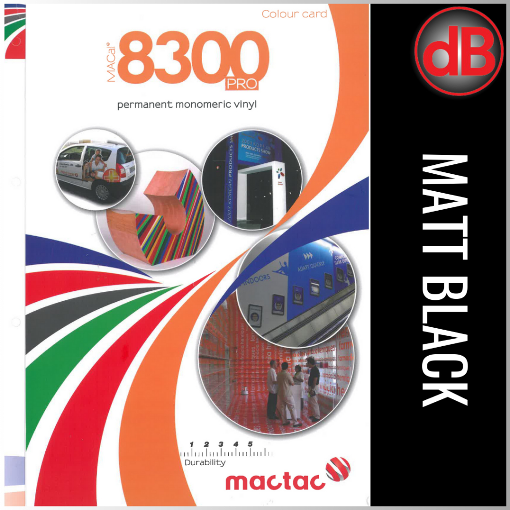Mactac Sticker 8388 - 00 Matt Black ( Roll ) | Shopee Malaysia