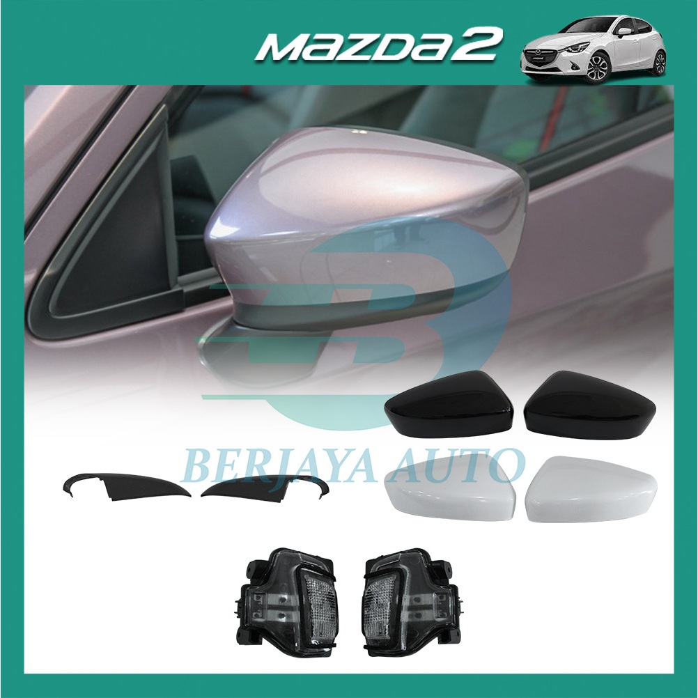 Mazda 2 Demio 2014 - 2015 Side Mirror Cover Replace Type Signal Mirror ...