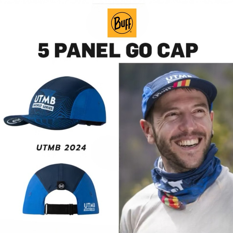 Buff 5 Panel Go Cap UTMB 2024 | Shopee Malaysia