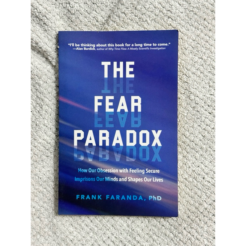[Used & Original] The Fear Paradox by Frank Faranda, PhD | Shopee Malaysia
