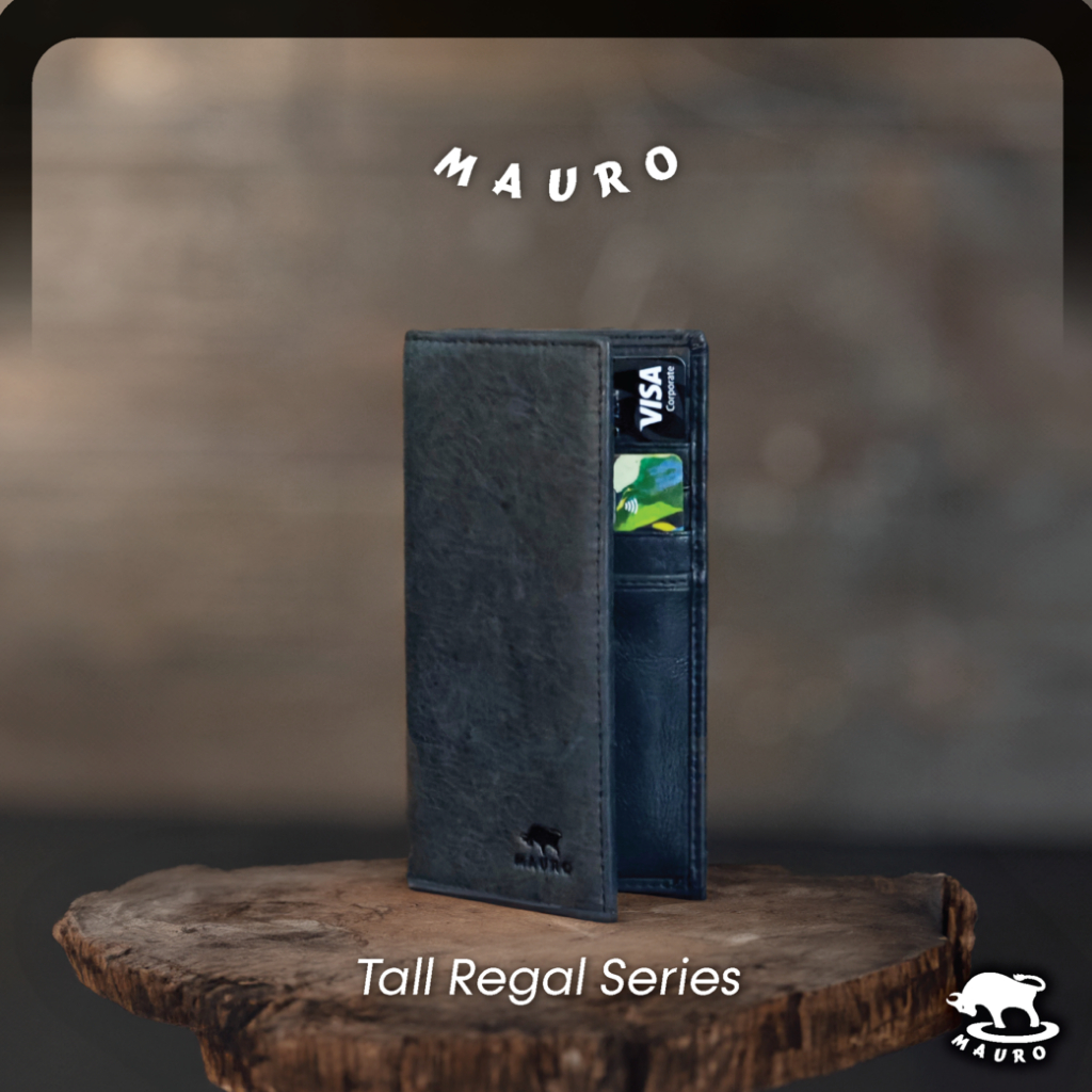 MAURO Regal Series Men's Long Genuine Leather Wallet rfid Protection ...