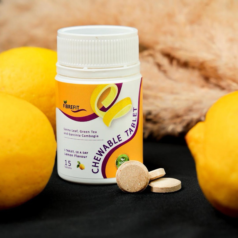 FIBREFIT CHEWABLE TABLET ORIGINAL( lemon) | Shopee Malaysia