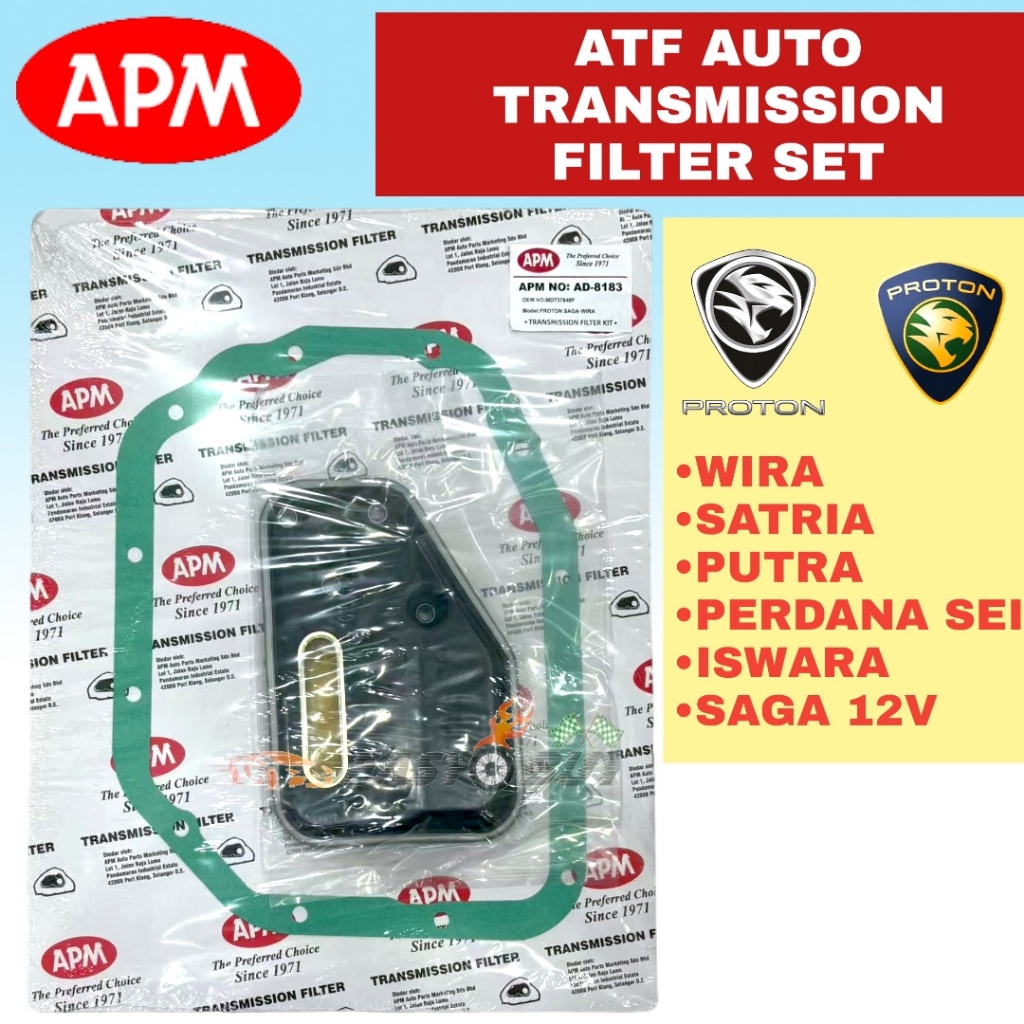 APM ATF Auto Transmission Filter Set - PROTON WIRA SATRIA SATRIA GTI ...