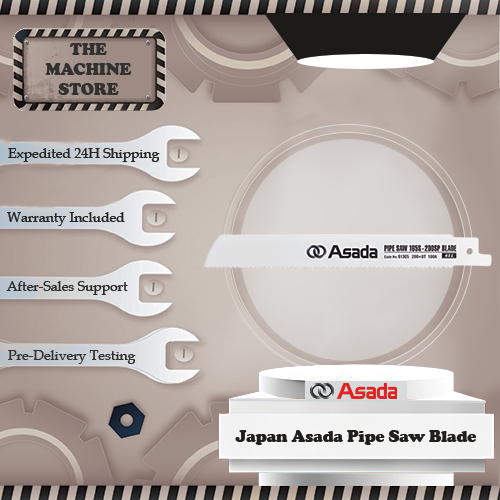 ASADA JAPAN PIPE SAW 200SP (8'') SAW BLADE HSS PS165S/200SP REFILL ...